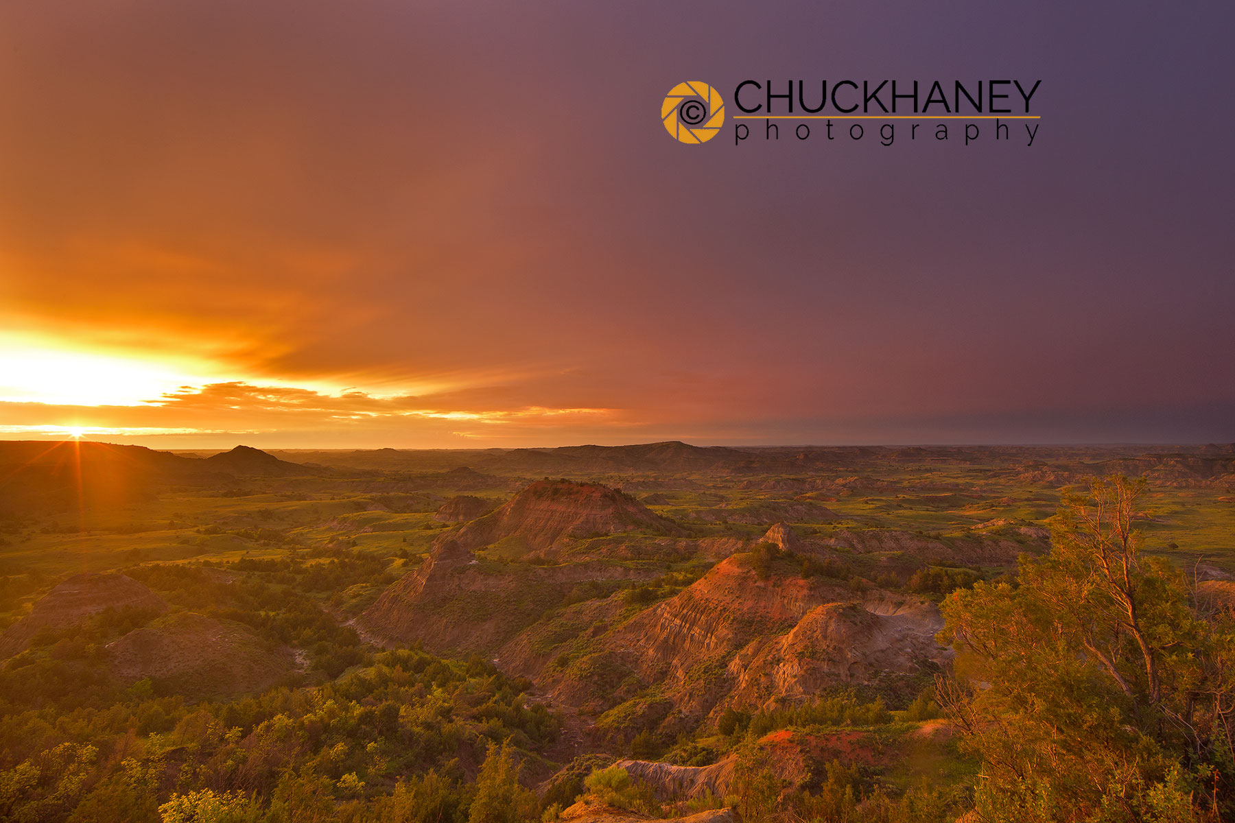 ©Chuck Haney – Sunset during thunderstorm at Painted Canyon | Chuck ...